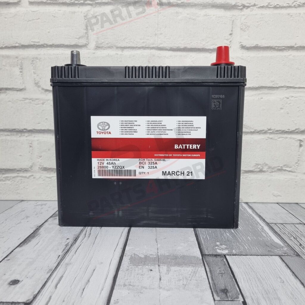 GENUINE LEXUS RC300H 12V BATTERY 45AH AUXILIARY BATTERY 28800-YZZQX ...