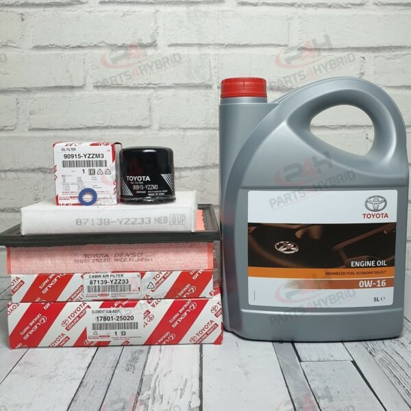 Genuine Toyota Rav4 Service Kit Axaa54 2.5L 2018-2022 With 5L 0W16 Oil ...