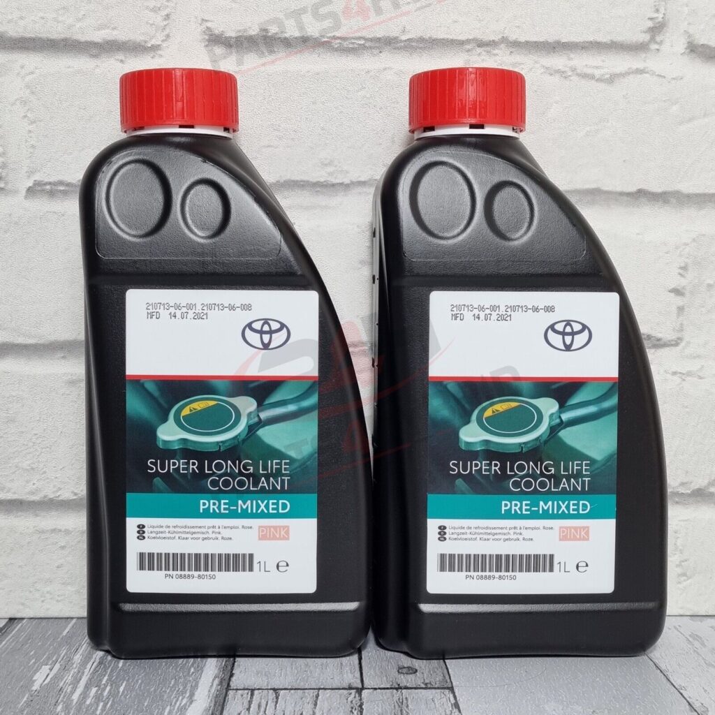 GENUINE TOYOTA SUPER LONG LIFE ANTIFREEZE PINK COOLANT 5L PRE MIXED ...