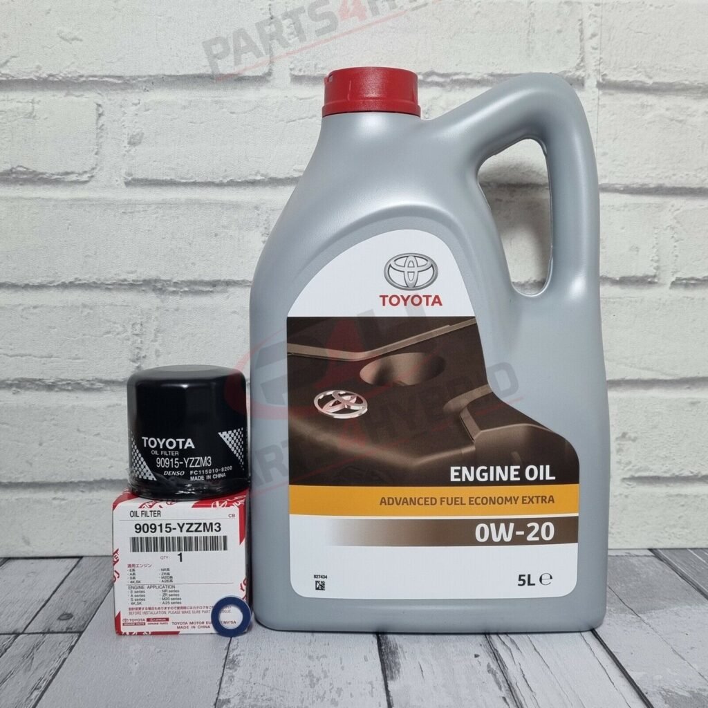 GENUINE TOYOTA YARIS 1L INTERMEDIATE SERVICE KIT KSP90 0W20 OIL FILTER & WASHER – Parts4hybrid