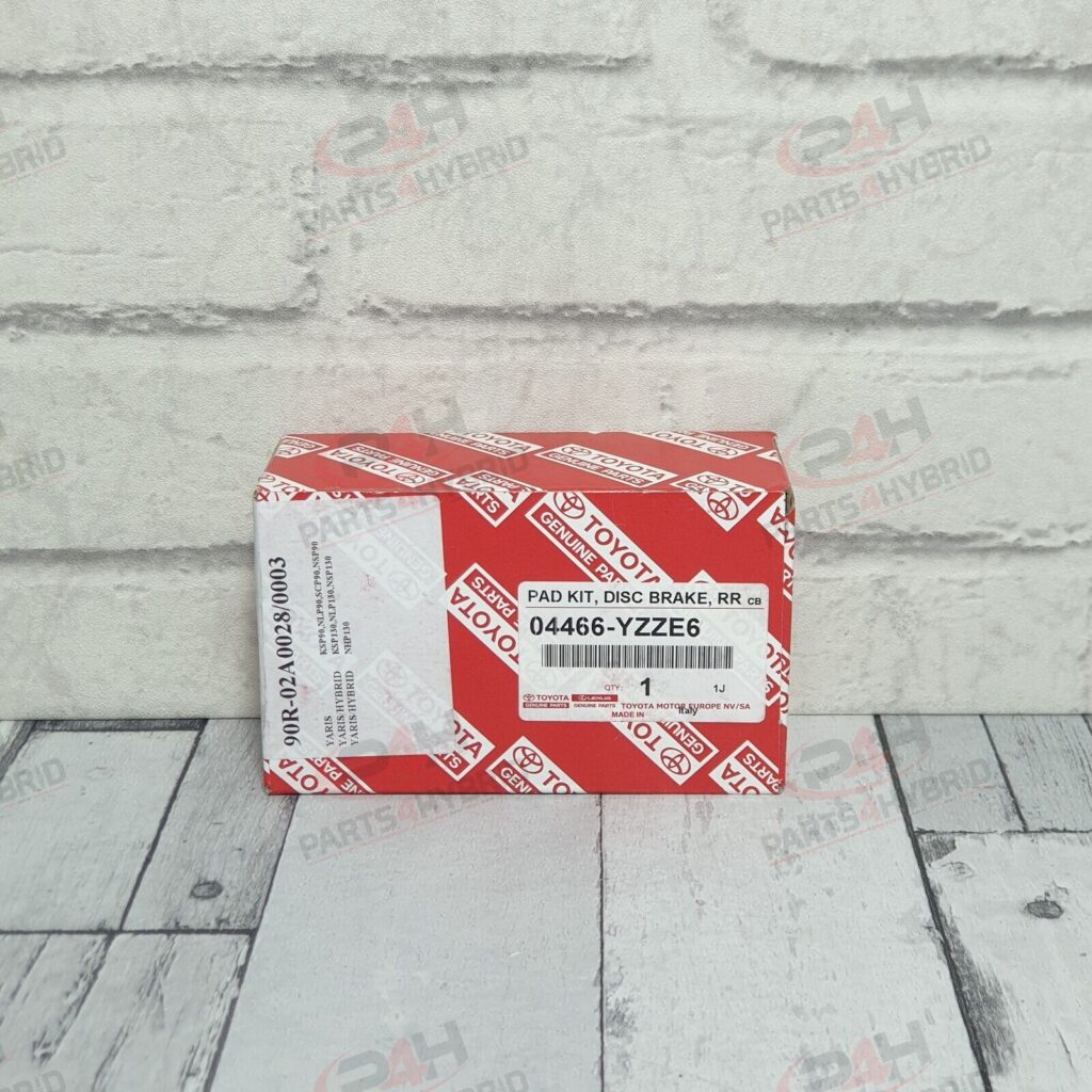 GENUINE TOYOTA YARIS REAR BRAKE PADS 2005-20 OEM 04466-YZZE6 RIGHT ...