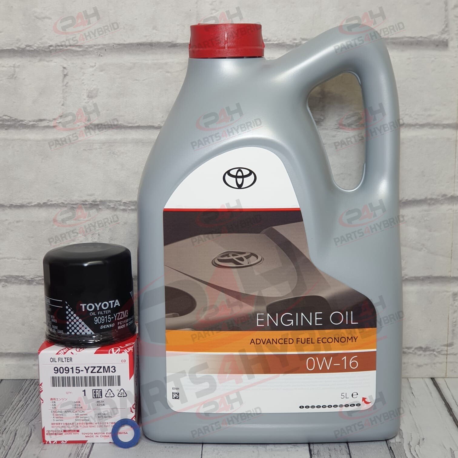Genuine Toyota Corolla Intermediate Service Kit 0W16 Engine Oil & Oil ...